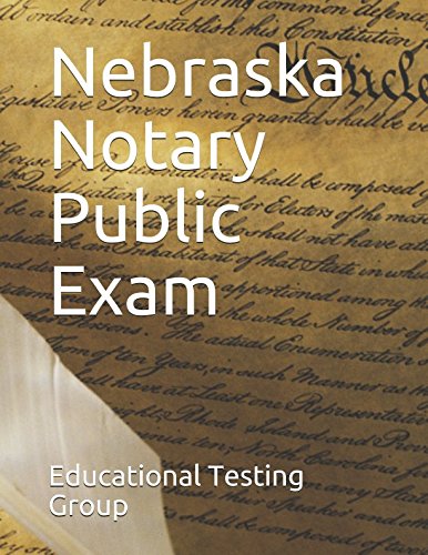Nebraska Notary Public Exam: Group, Educational Testing: 9781718014220 ...