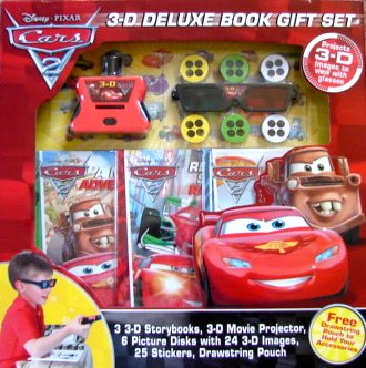 Disney Cars 2 3-D Deluxe Book Gift Set: Disney Pixar: 9780794423018 ...