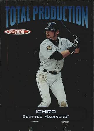 Amazon.com: 2002 Topps Total Production #TP3 Ichiro Suzuki - NM-MT ...