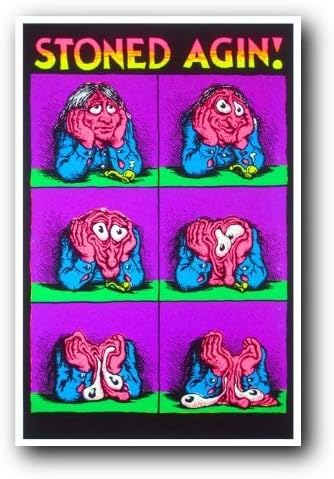 Amazon.com: Stoned Again Black Light Poster Standard Size: Prints ...