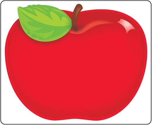 Amazon.com: TREND ENTERPRISES, INC. Shiny Red Apple Terrific Labels, 36 ...