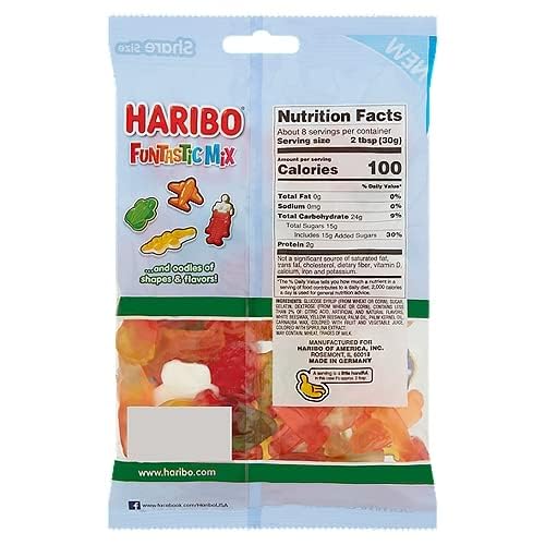 Nuevo Haribo Funtastic Mix Sweet & Playful Share Size Gummi Candy 5oz ...