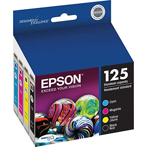 EPSON 125 DURABrite Ultra Ink Black & Color Cartridge Combo Pack For ...