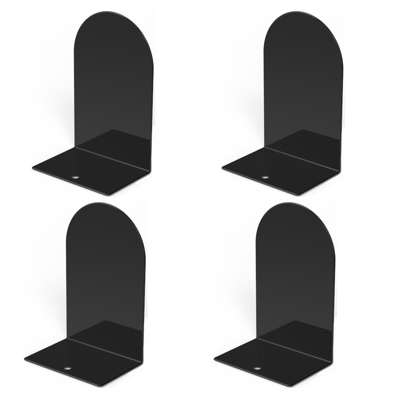 Amazon.com: 4 Pieces Bookends, Book End, Book Stopper, Book Organizer ...