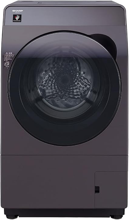 Amazon | シャープ ドラム式 洗濯乾燥機 洗濯11kg 乾燥6kg 幅59.5cm ヒーターセンサー乾燥 乾燥ダクト自動掃除 ES-K11C-TL 左開き リッチブラウン | シャープ ...