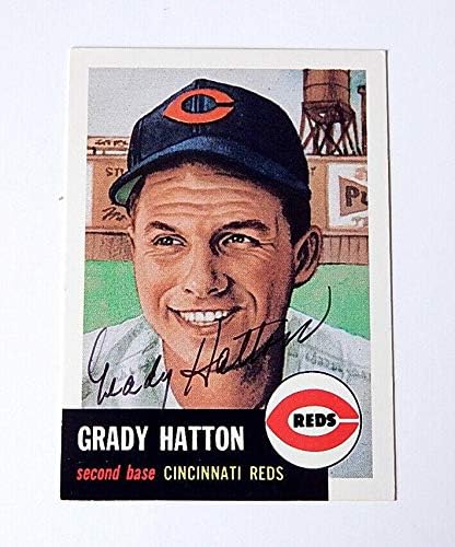 Amazon.com: 1953 Topps Archives Grady Hatton #45 Signed Card Reds Auto ...