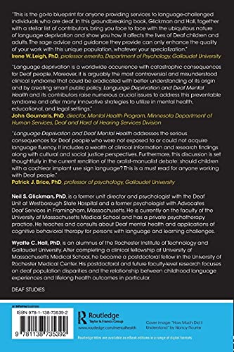 Snapklik.com : Language Deprivation And Deaf Mental Health