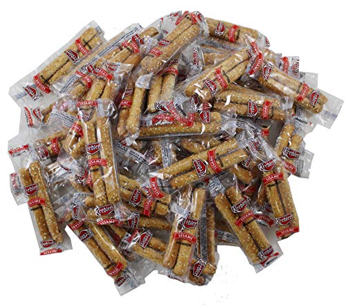 Keebler Sesame Breadstick Crackers, 50 Individual 2-Packs, 1 Pound ...