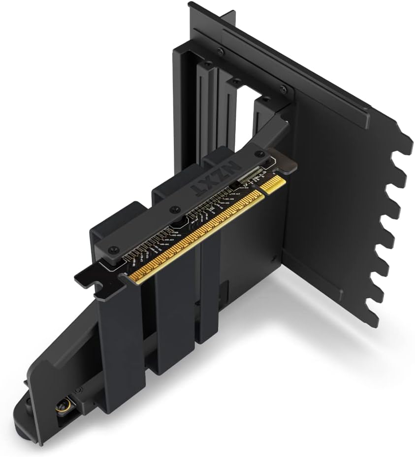 NZXT Vertical GPU Mounting Kit - AB-RH175-B1 - 175 mm PCIe 4.0x16 Riser ...