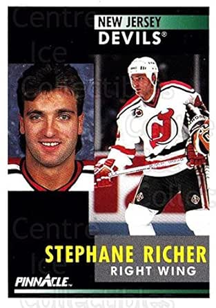 Amazon.com: (CI) Stephane Richer Hockey Card 1991-92 Pinnacle (base) 14 ...