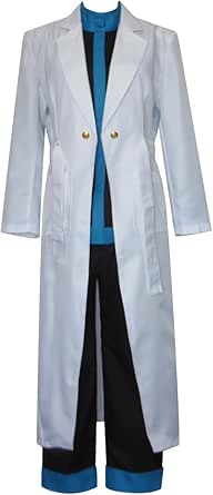 Amazon.com: Lordancen Colress Achroma Uniform Outfit Cosplay Costume ...