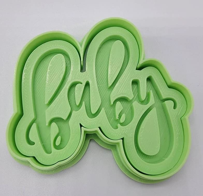 Amazon.com: Baby Script Cookie Cutter & Stamp : Handmade Products