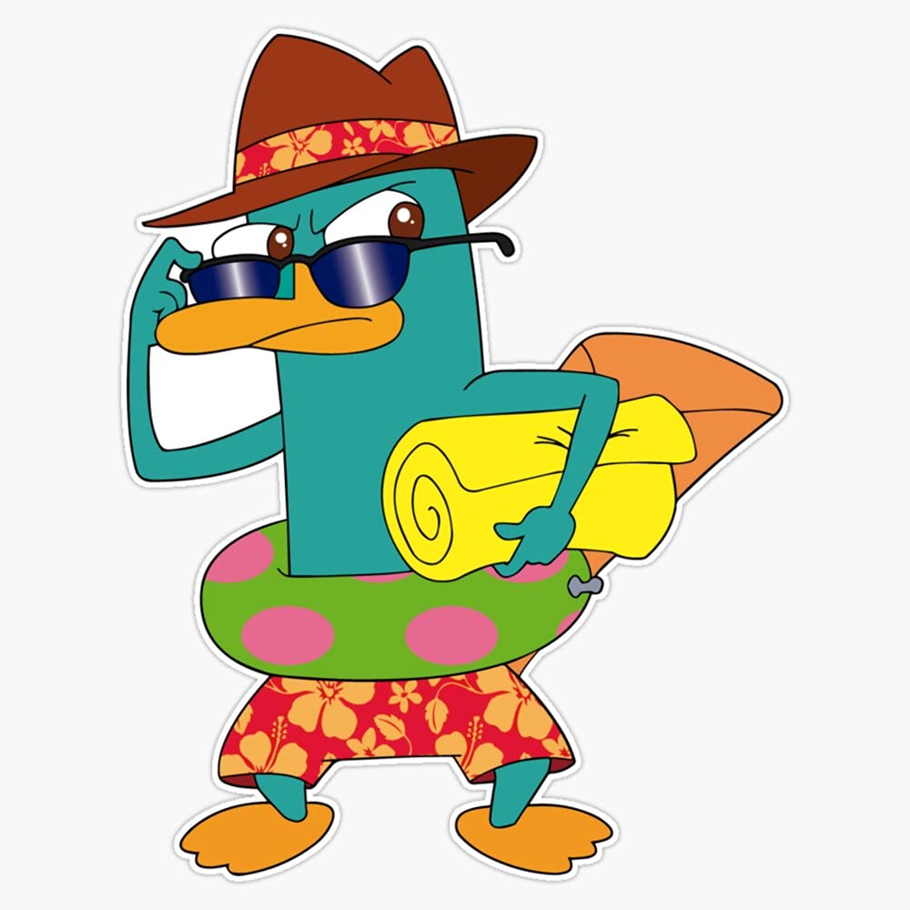 Amazon.com - EB Store Perry The Platypus Vinyl Waterproof Sticker Decal ...