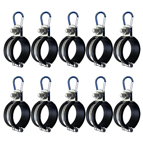 Pack of 10 Airpower Line Clamps, Stainless Steel Mounting Assembly for ...