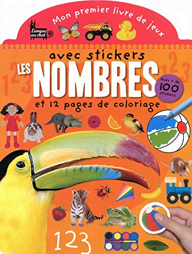 Amazon.com: MON PREMIER LIVRE DE JEUX AVEC STICKERS - LES NOMBRES ...