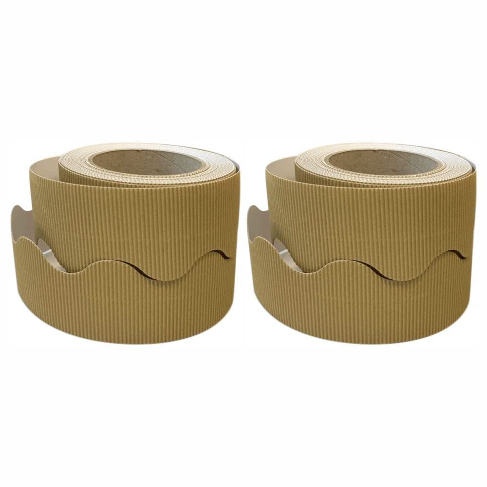 3 Ace Crafts (Pack of 2) Corrugated Display Borders Roll (Hessian) Size ...