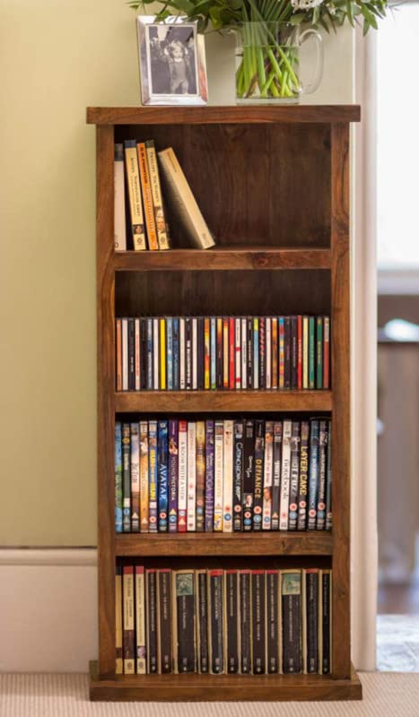 TANWAR HANDICRAFT Solid Wood Book Shelf | Wooden Book Rack | Wood Book ...