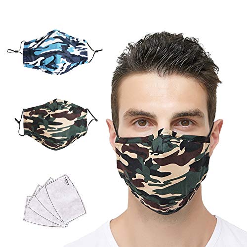(51% OFF Deal) Camo Cloth Face Mask 3Pcs $9.80 - Mojosavings.com