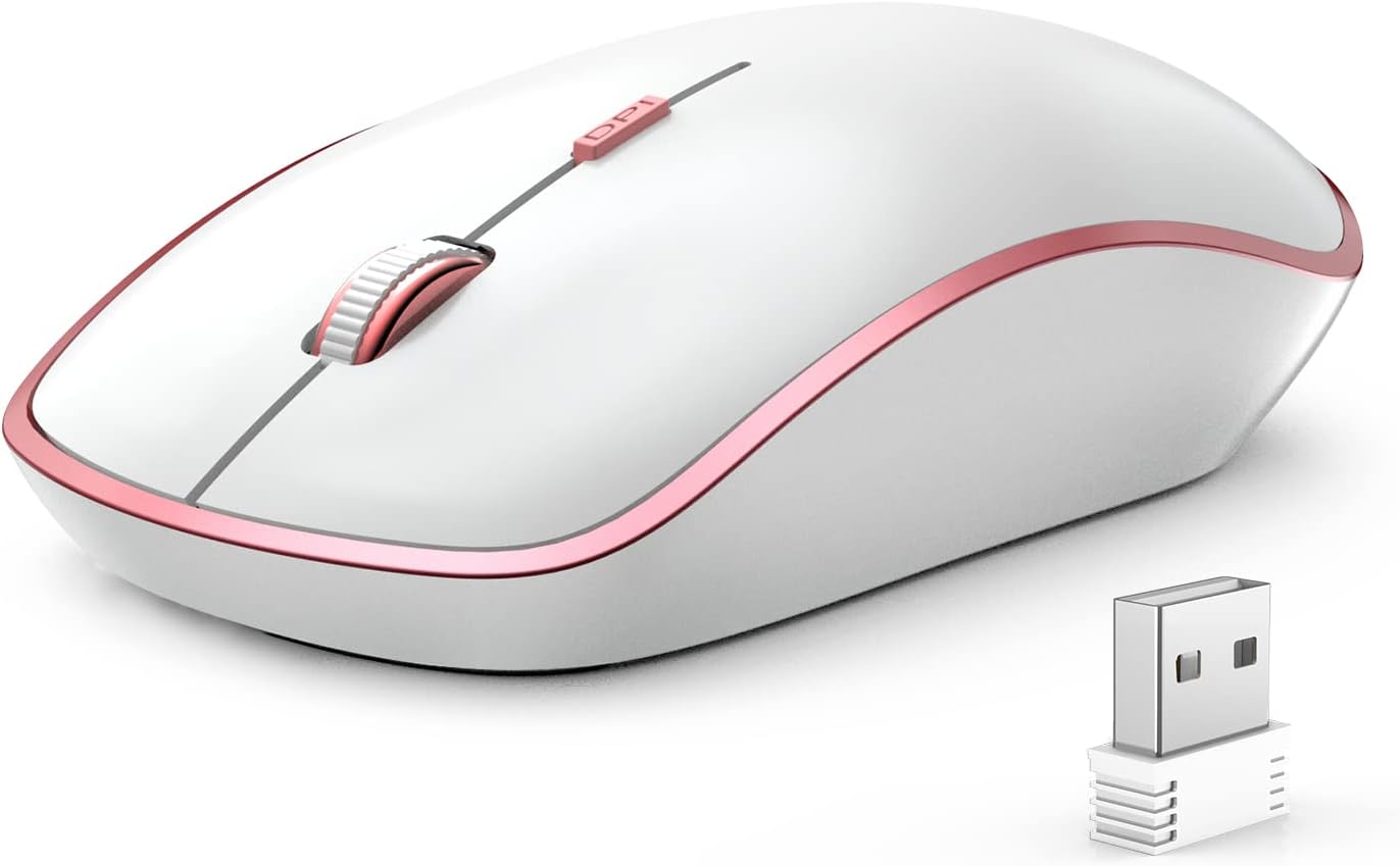 Amazon.com: JOYACCESS Wireless Mouse for Laptop - Ultra Thin, Silent ...
