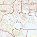 Baltimore, Maryland Zip Codes - 36" x 48" Laminated Wall Map - Want It All