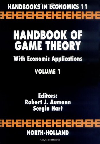 Amazon.com: Handbook of Game Theory with Economic Applications, Volume ...
