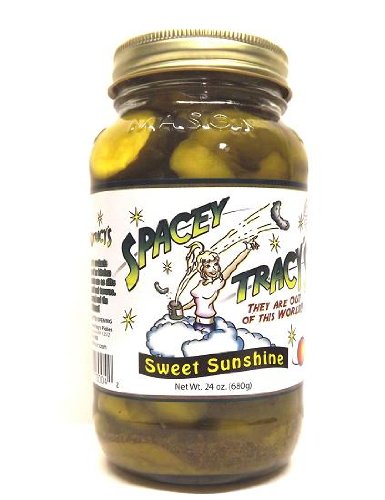 Amazon.com : Spacey Tracy's Sweet Sunshine Pickles (24 oz Jar) 1 Pack ...