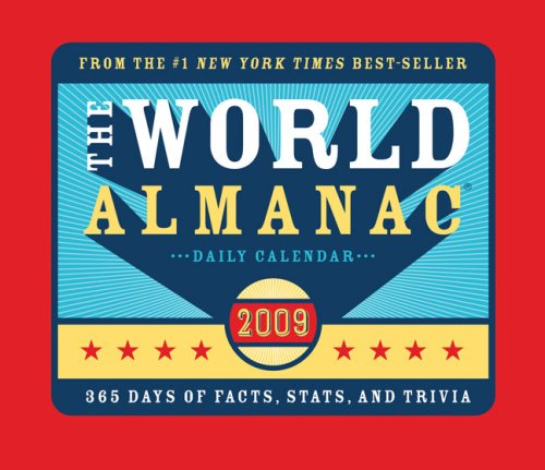 Amazon.com: The World Almanac 2009 Daily Calendar: 365 Days of Facts ...