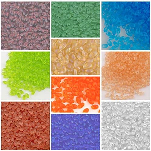 Amazon.com: 90g Grams Long Magatama Bead Mix Miyuki. Sapphire, Silver ...