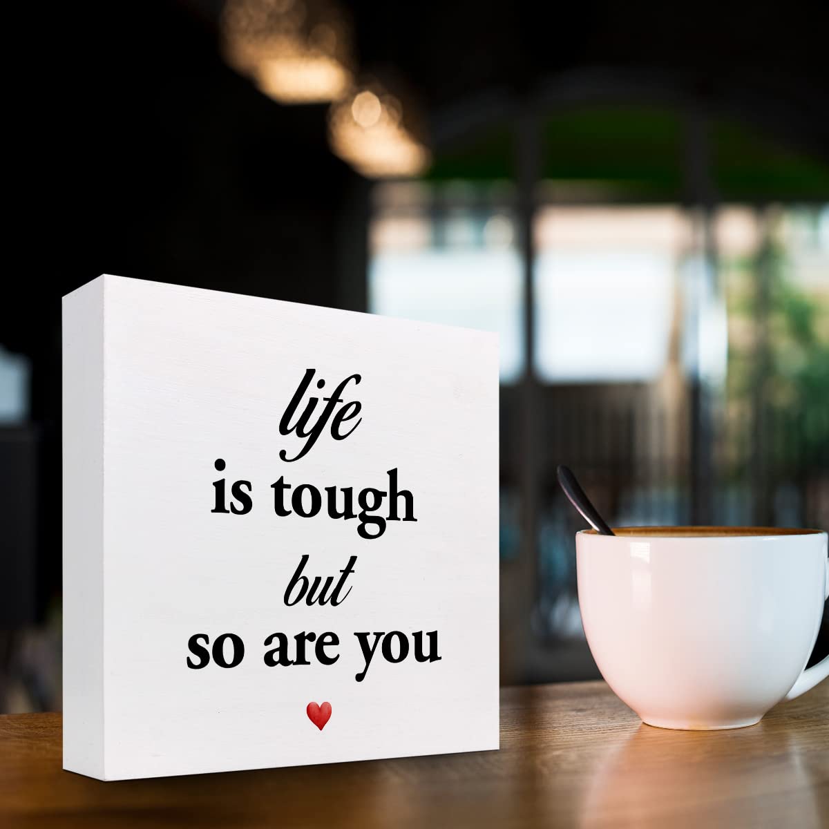 Snapklik.com : Z-crange Life Is Tough But So Are You Wooden Sign ...