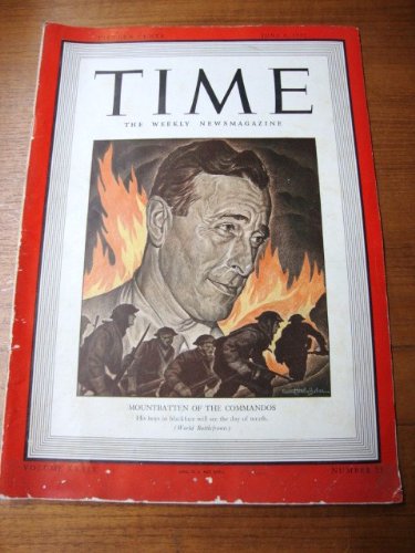 Time Magazine June 8, 1942 Mountbatten of the Commandos: Time. Inc ...