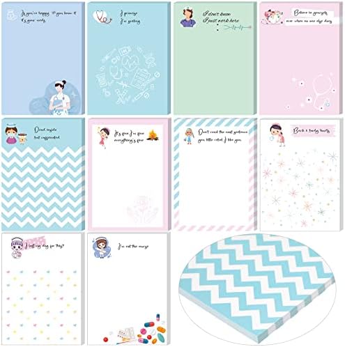 Amazon.com : Fuutreo 10 Pcs Funny Nurse Notepads Nurse Appreciation ...