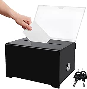 Acrylic Donation Box, Lockable Donation Box, Ballot Box, Donation Box ...