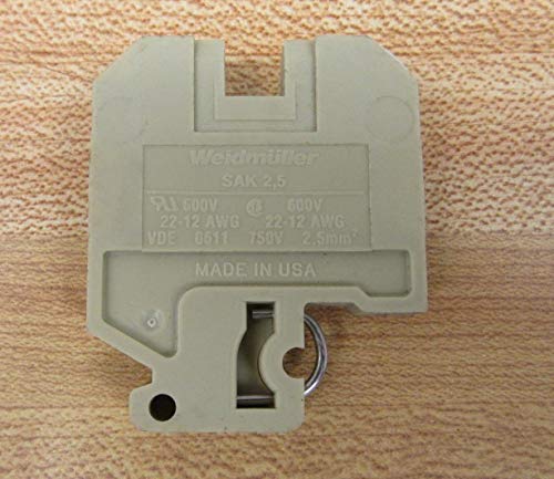 Weidmuller SAK 2.5 Terminal Block SAK25 (Pack of 14): Amazon.com ...