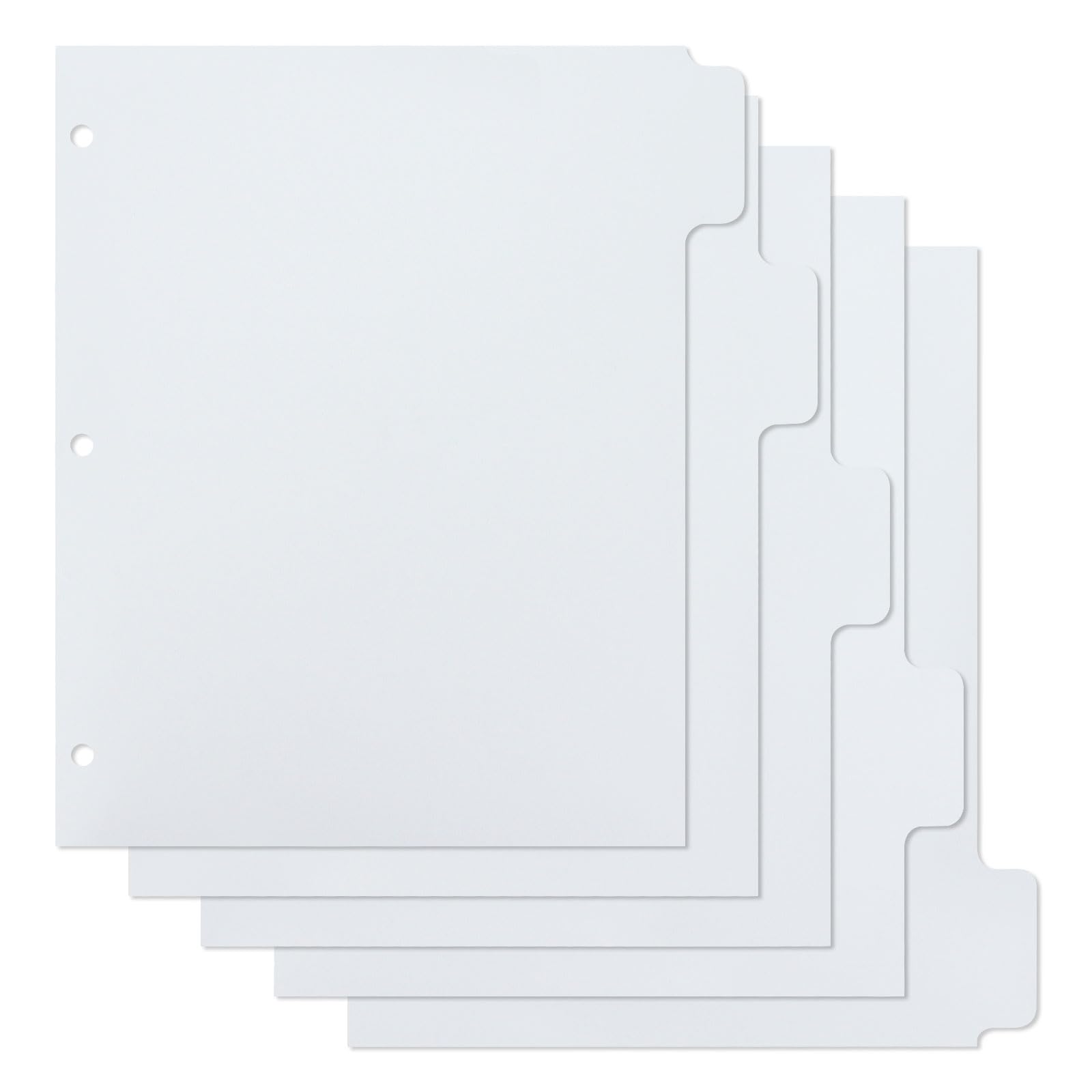 Snapklik.com : Koqye Binder Index Dividers, Pink Plastic Dividers For 3 ...