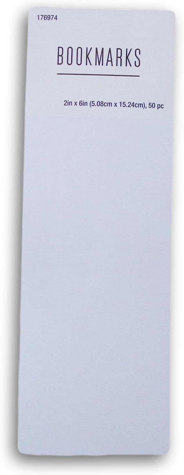 Amazon.com: Blank Customizable Bookmarks for Crafting, 50 Pc, 2x6 Inch ...