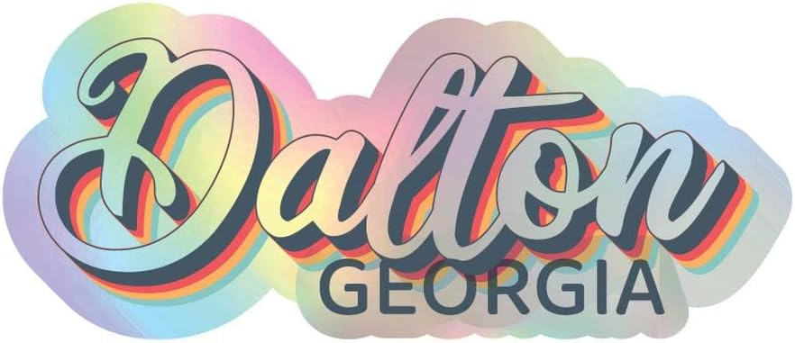 Amazon.com: Dalton Georgia Holographic Beach Souvenir 2-Inch Vinyl ...
