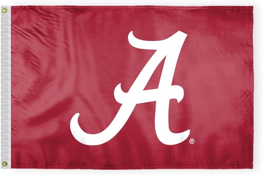 Amazon.com : Alabama University Crimson Tide A Logo Flags - 2x3 Ft ...