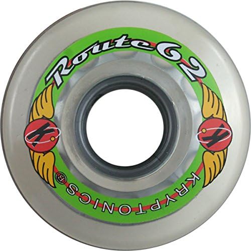 Amazon.com : Kryptonics - Route Skateboard Wheels (65mm/78A) - Clear ...