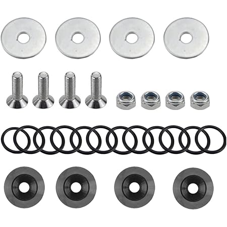 Amazon.com: Bumper Quick Release, Trunk Front Rear Bumper Fasteners ...