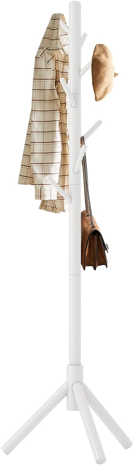 Amazon.com: Milliard Kids Coat Tree Rack Hanger Wooden White Rack ...
