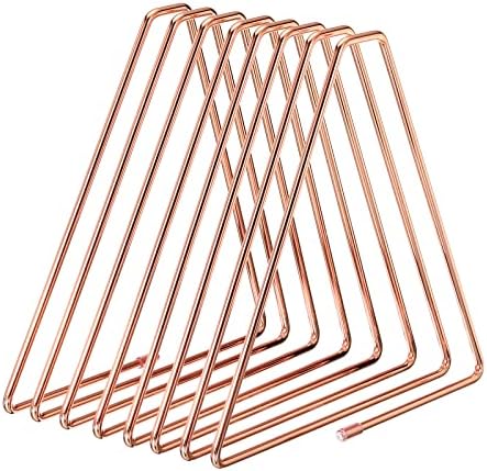 PATIKIL Triangle Desktop File Holder Rack, Metal Vinyl Record Stand ...