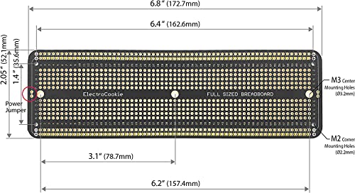 Snapklik.com : ElectroCookie Large PCB Prototype Board Kit Solderable Breadboards For ...