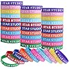 GORGECRAFT 40PCS 10 Colors Motivational Silicone Bracelets Rubber ...
