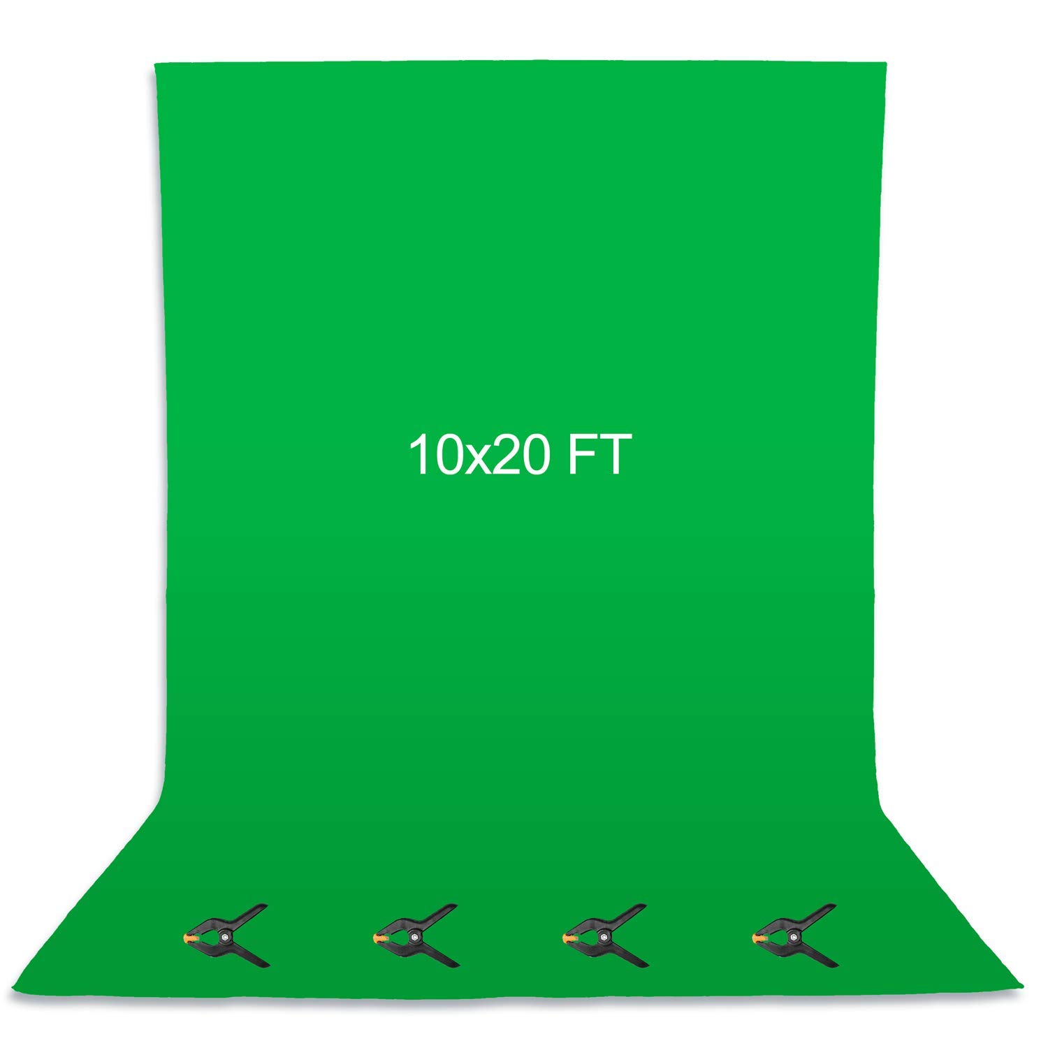 Buy EMART 10 X 20 ft Photography Green Screen Backdrop, Extra Large ...