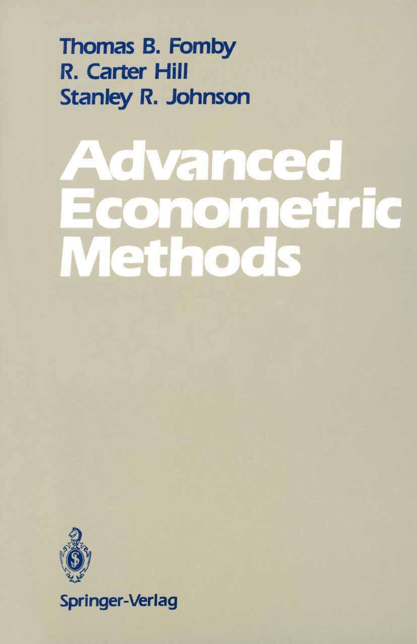 Advanced Econometric Methods: 9780387968681: Economics Books @ Amazon.com