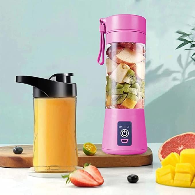 Buy Amazon Basic: Robust Portable Electric USB Juice Maker Bottle ...