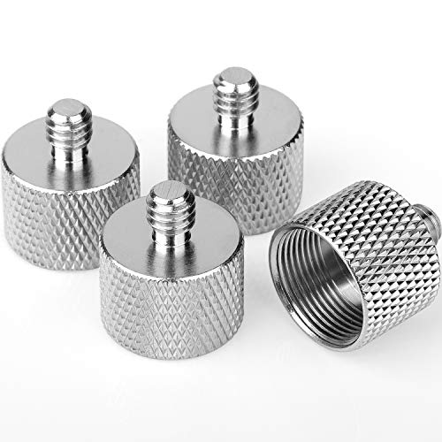 Snapklik.com : Mic Stand Adapter, ChromLives Microphone Screw Adapter 1 ...