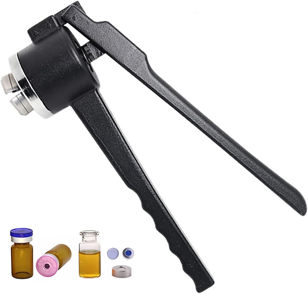 Amazon.com: Manual Vial Crimper, Aluminum Plastic Cap Crimper Bottle ...