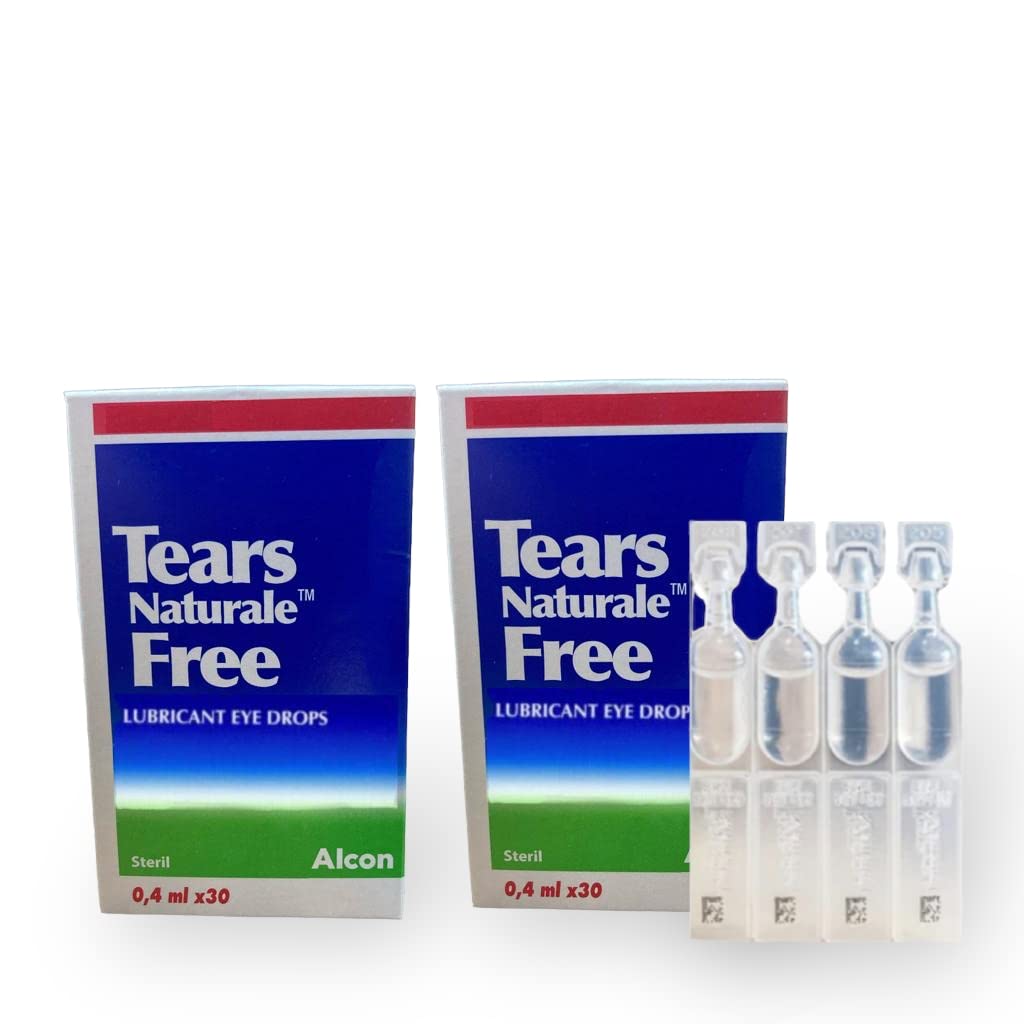 Buy tears naturale free Alcon Lubricant Eye Drops, 30 Single-use Vials ...