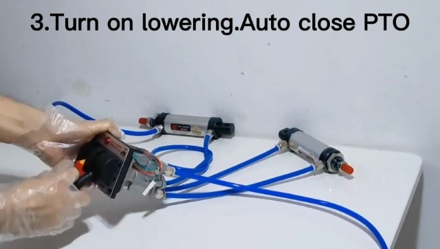 14750646H Dump Truck Valve Control Valve With PTO Switch Indicator ...